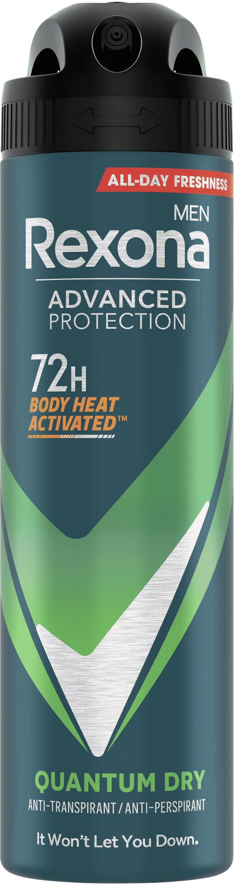 Rexona Men Advanced Protection Quantum Dry Antyperspirant W Sprayu ...