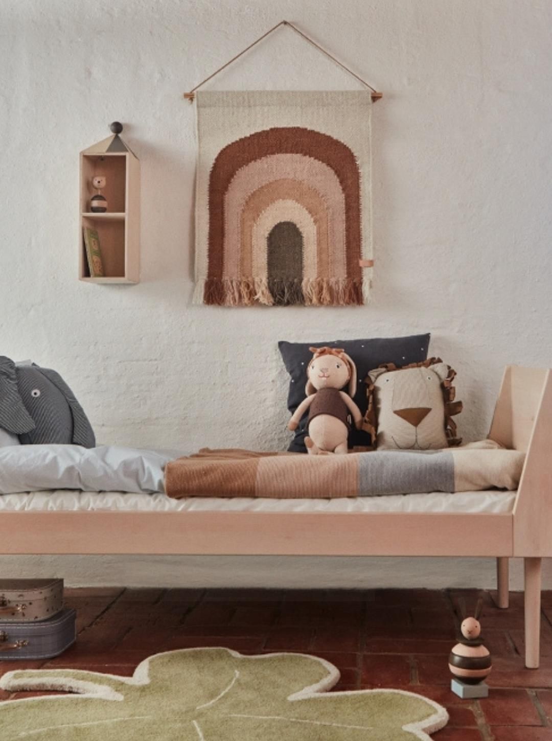 Oyoy Mini Dekoracja Ścienna Follow The Rainbow Mini Wall Rug Choko Oyoy ...