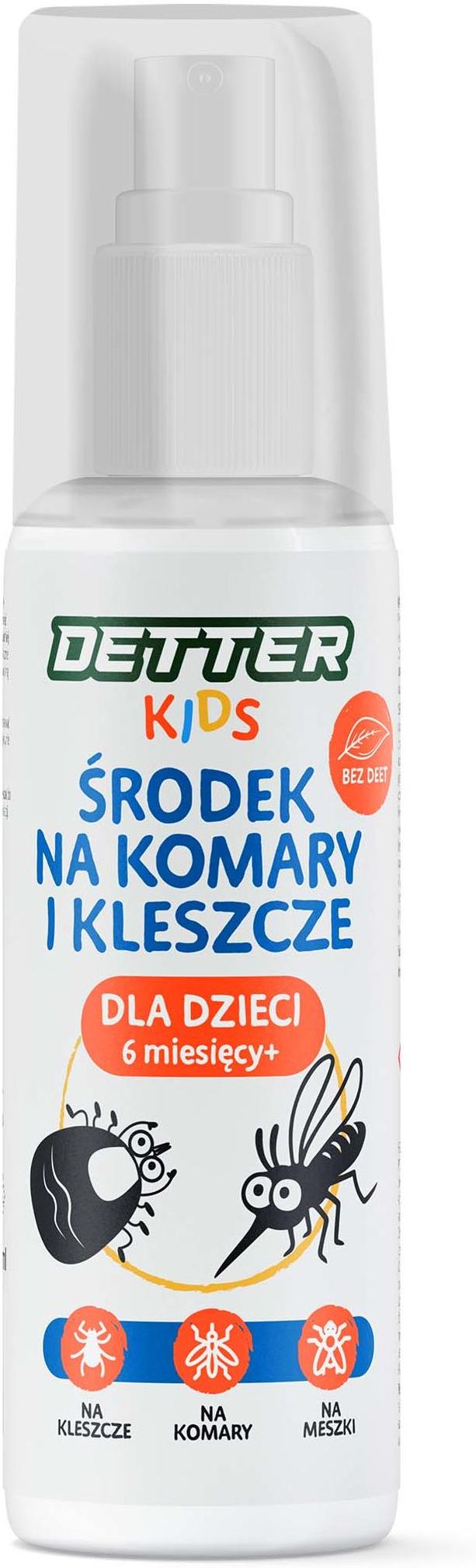 Detter Środek Na Kleszcze Komary I Meszki Dla Małych Dzieci 6Mc Kids ...