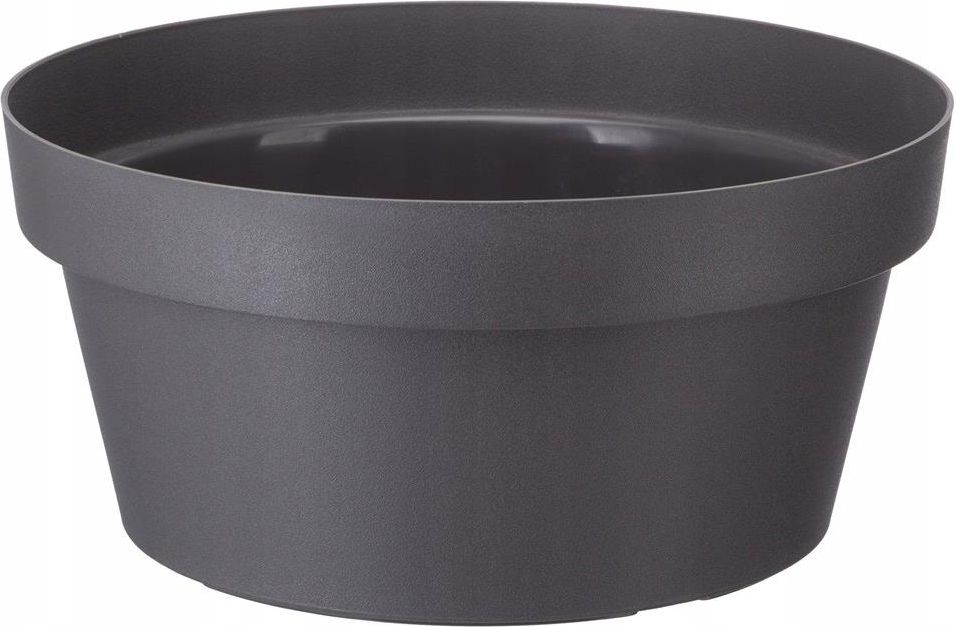 Verdenia Misa Plastikowa Donica Doniczka Okrągła Osłonka Melrose 35cm Antracyt Mat ...