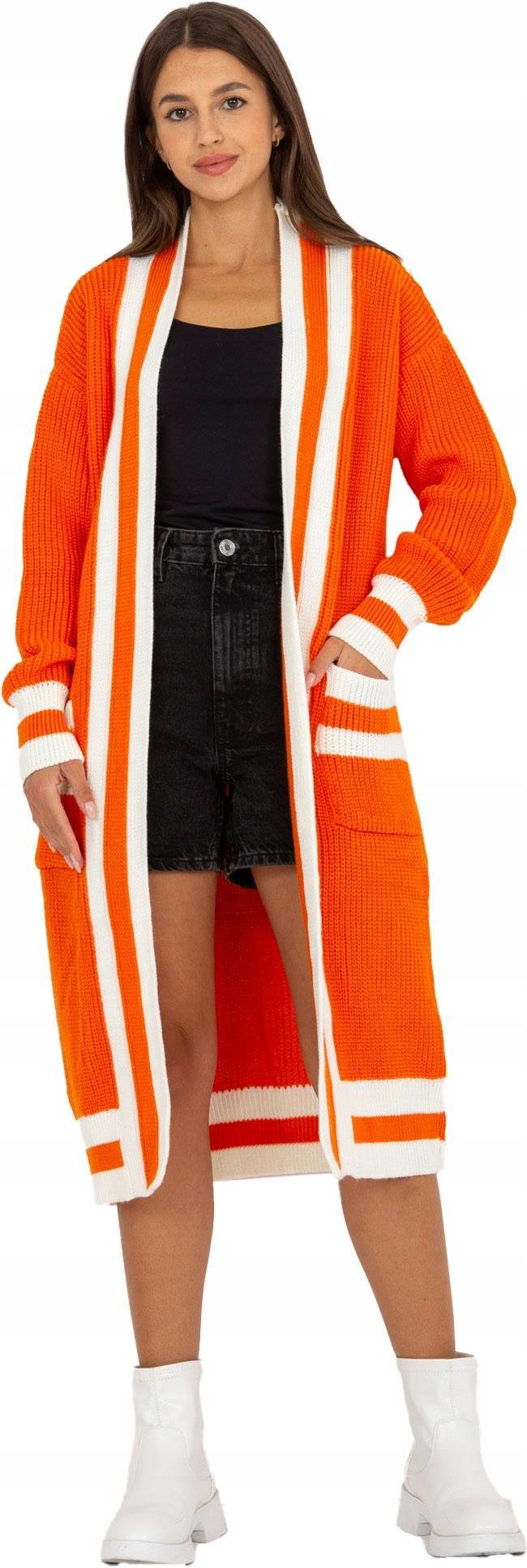 Kardigan damski modny długi oversize bez zapięcia - Ceny i opinie ...