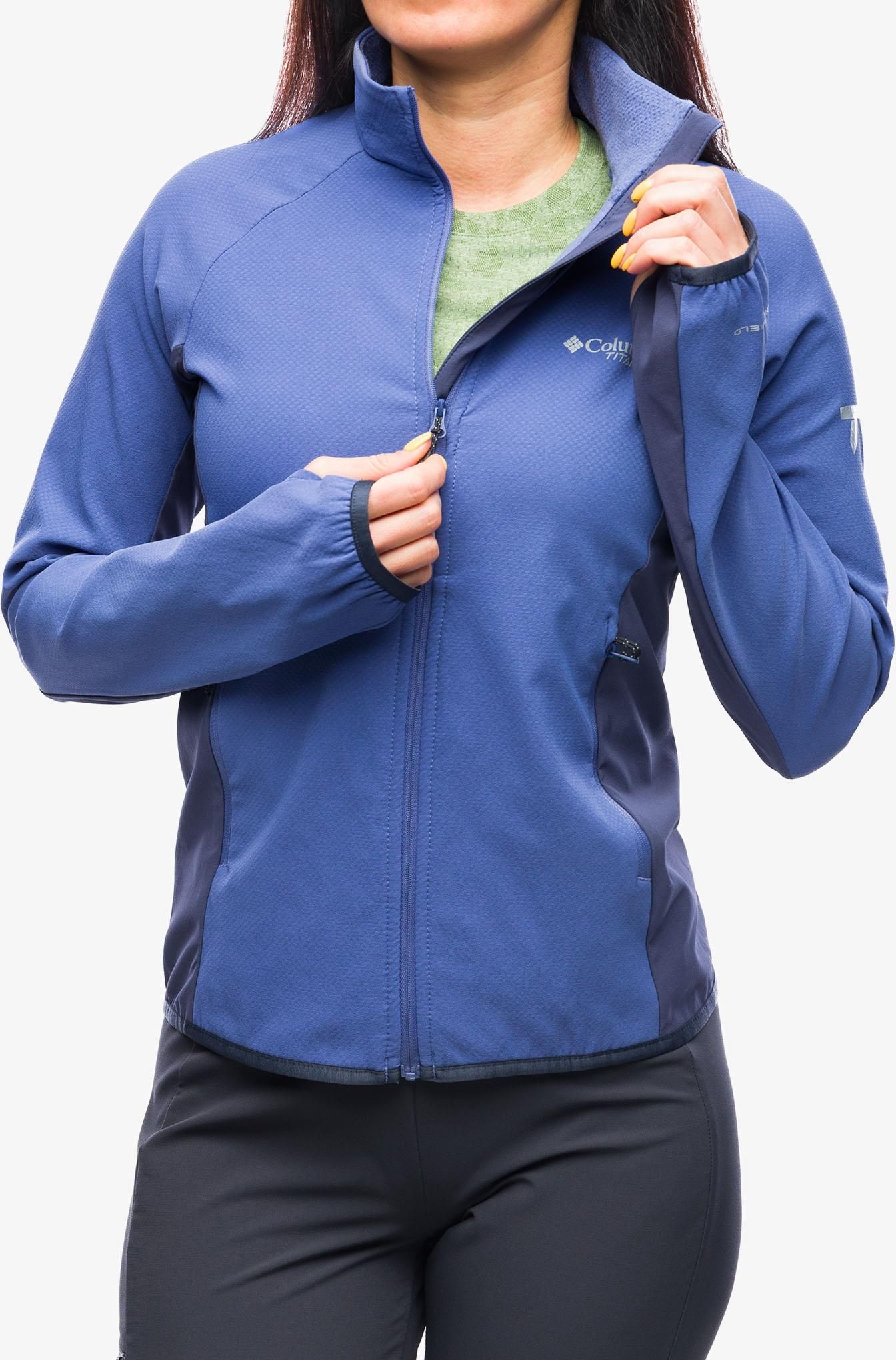 Columbia Bluza Rozpinana Damska Spectre Ridge Full Zip Tech Fleece Eve Nocturnal - Ceny i opinie ...