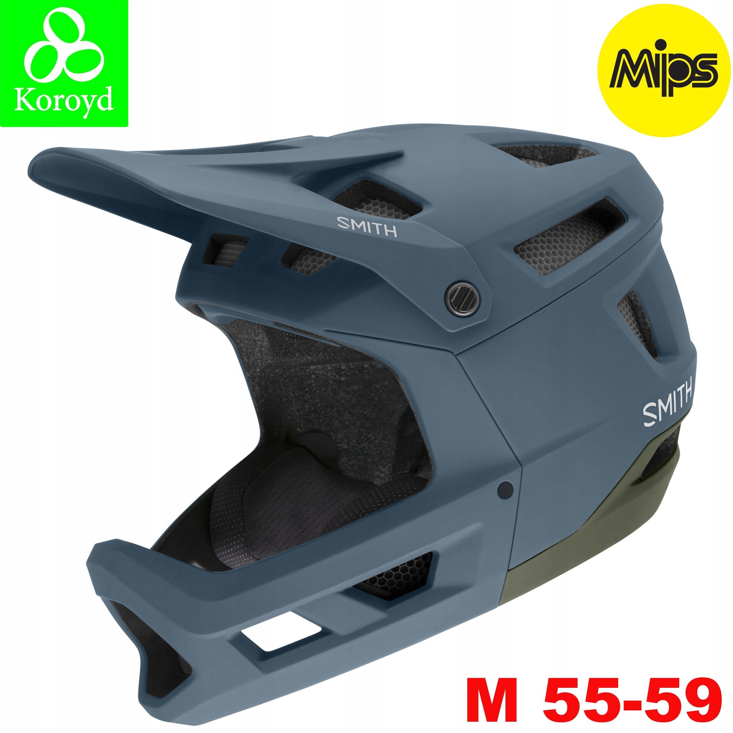 Smith Kask Enduro Bmx Cross Fullface Mainline Mips M 55-59 Grafit ...