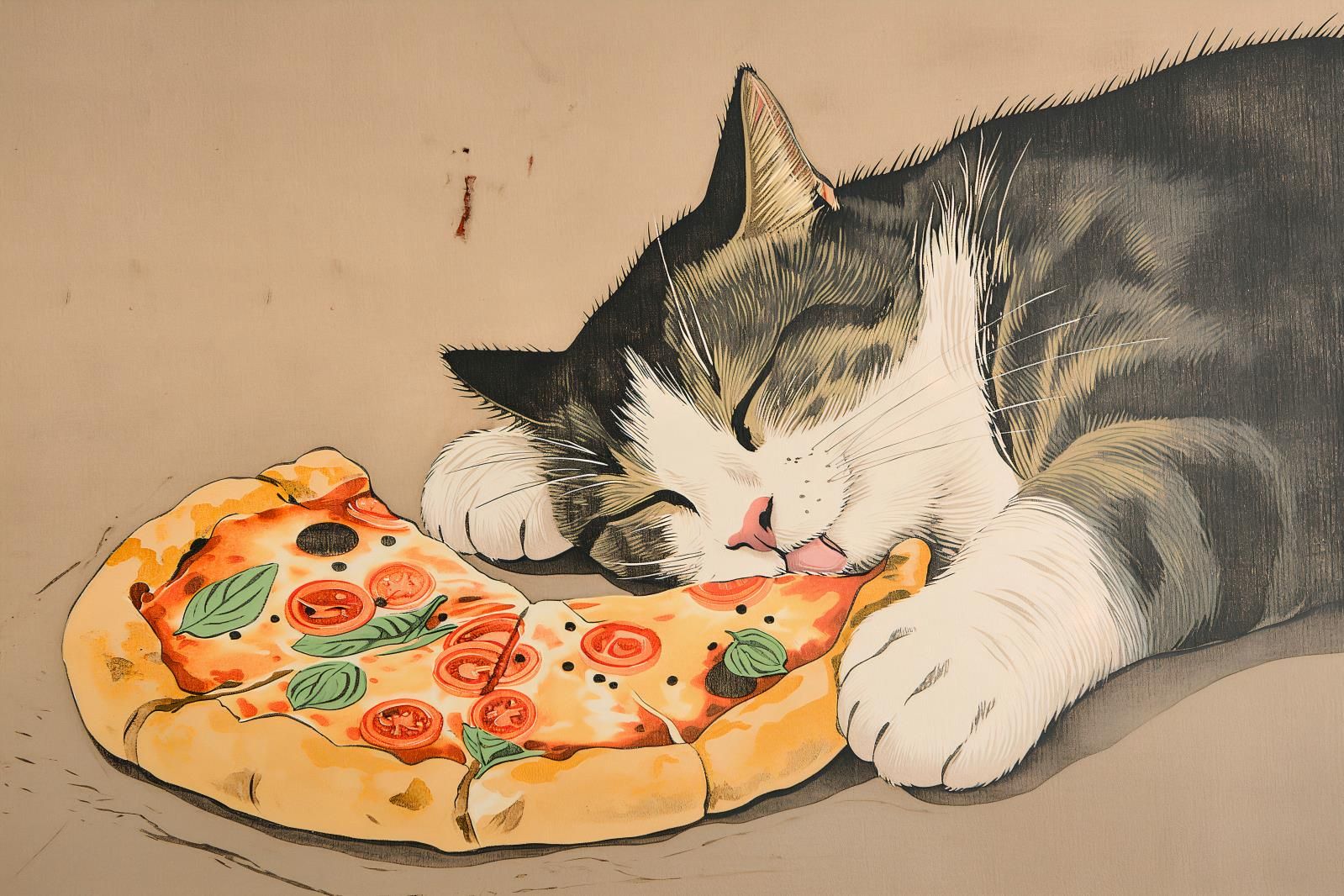 Zakito Posters Plakat 45x30cm Pizza Dla Kota - Opinie i atrakcyjne ceny ...