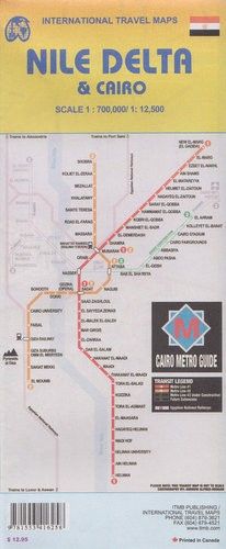 Kair i Delta Nilu mapa 1:12 500 / 1:700 000 ITMB - Ceny i opinie - Ceneo.pl