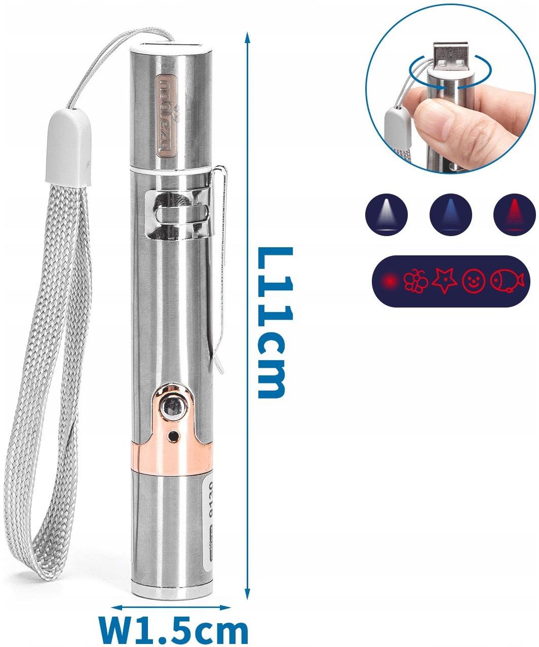 Mocny Laser Zabawka Dla Kota Ładowany Usb Różne - Ceny i opinie - Ceneo.pl