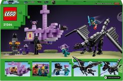 LEGO Minecraft 21264 Smok Kresu i statek Kresu - Ceny i opinie - Ceneo.pl