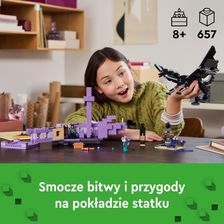 LEGO Minecraft 21264 Smok Kresu i statek Kresu - Ceny i opinie - Ceneo.pl