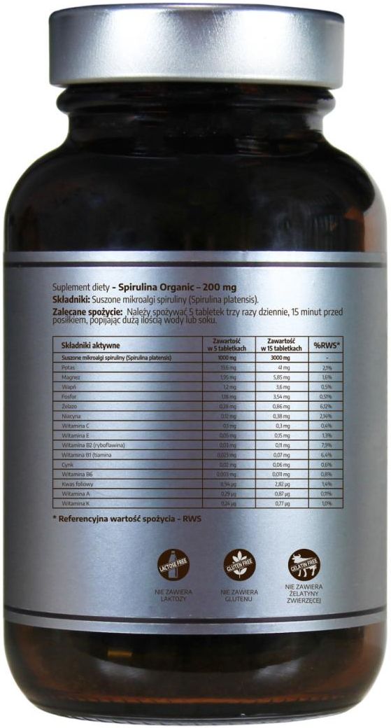 Pureline Nutrition Spirulina Organic 300tabl - Opinie i ceny na Ceneo.pl