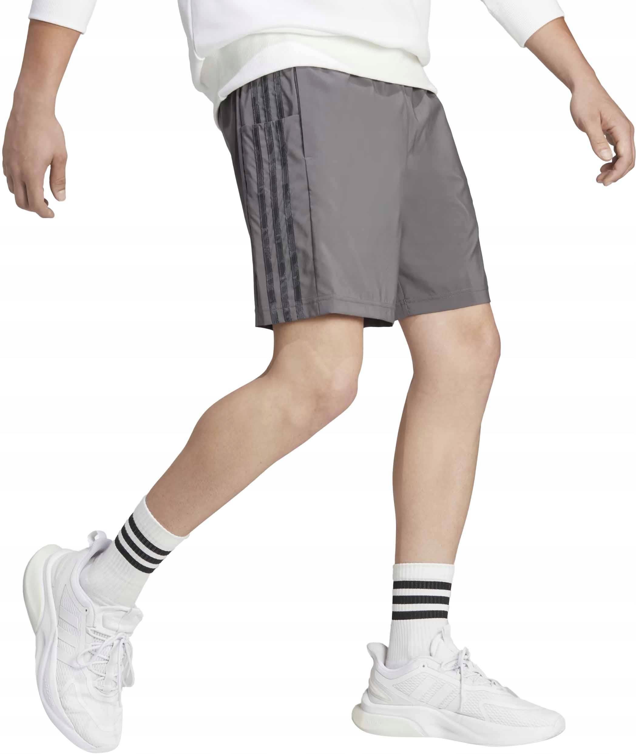 Adidas M 3S Chelsea IC1494 Męskie Sportowe Spodenki Krótkie Szare ...