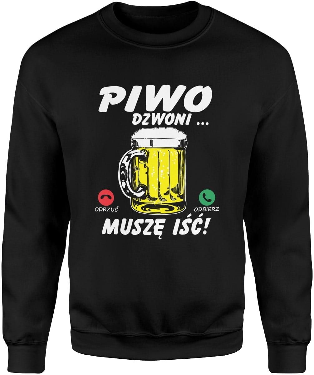 Piwo Dzwoni Muszę iść Męska bluza (M, Czarny) - Ceny i opinie - Ceneo.pl