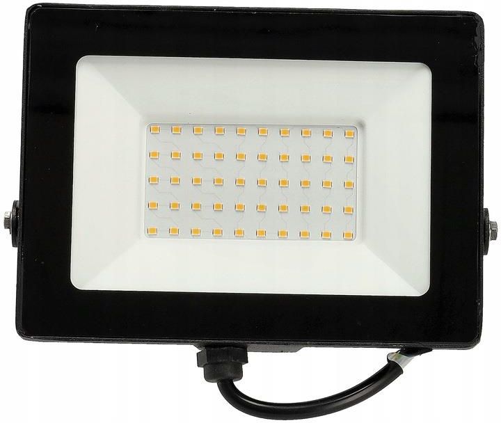 Eko Ray Naświetlacz Halogen Led 50W Barwa Ciepła 3000K Ip65 Odporny ...