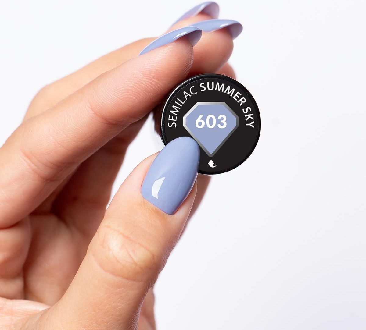 Semilac Hybrydowy Lakier Do Paznokci 603 Summer Sky 7ml - Opinie i ceny ...