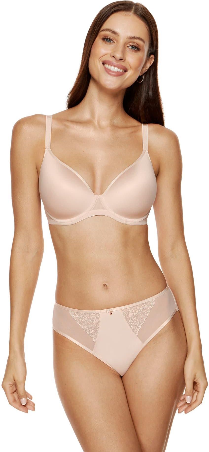 Madlene/B5 biustonosz usztywniany gładki beżowy (kolor beżowy, rozmiar 75E) - Ceny i opinie ...