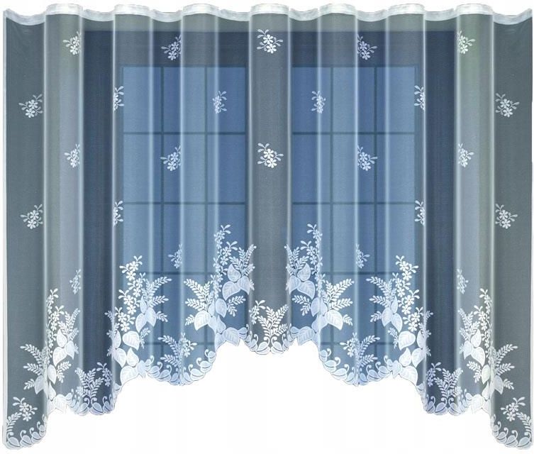 Biała Żakardowa Firanka Z Taśmą 219261 150X450Cm - Opinie i atrakcyjne ...