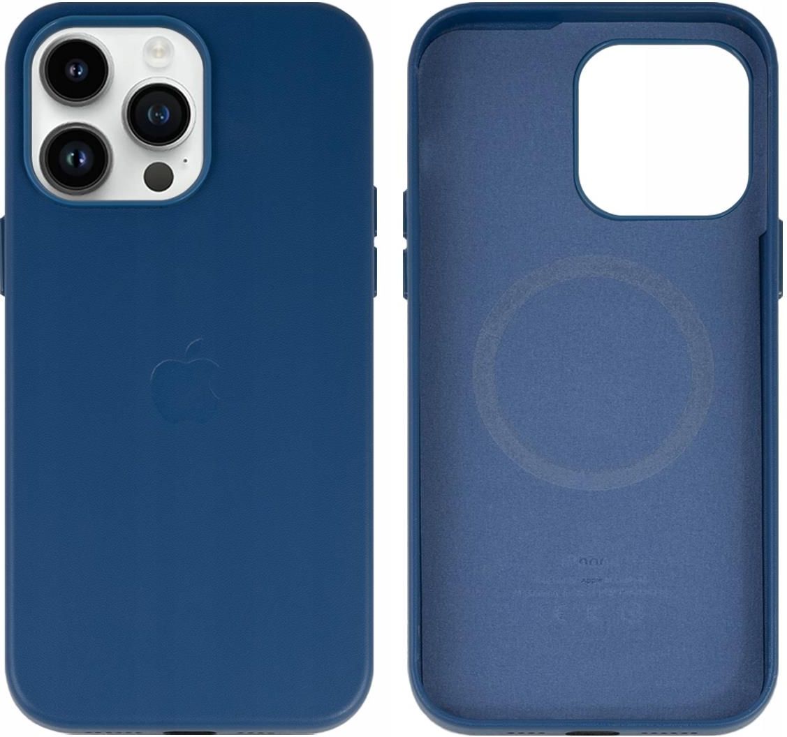 Iphone 14 Pro Max Etui Leather Case Cosmos Blue - Etui na telefon, ceny ...