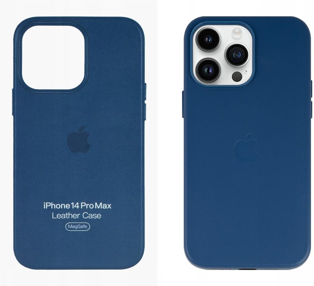 Iphone 14 Pro Max Etui Leather Case Cosmos Blue - Etui na telefon, ceny ...