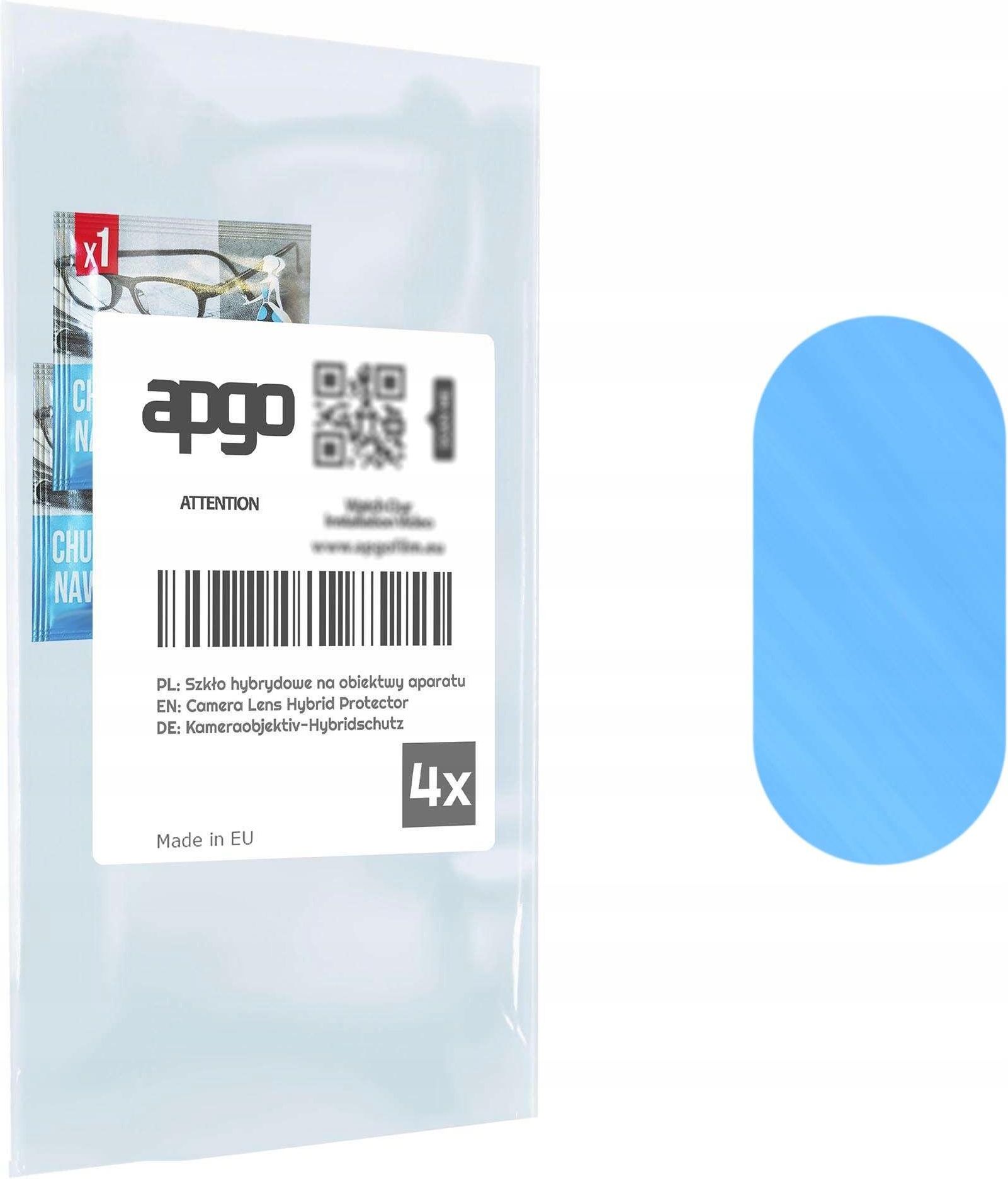 Apgo 4X Szkło 9H Na Aparat Obiektyw Kamerę Do Sharp Simple Sumaho 6 ...