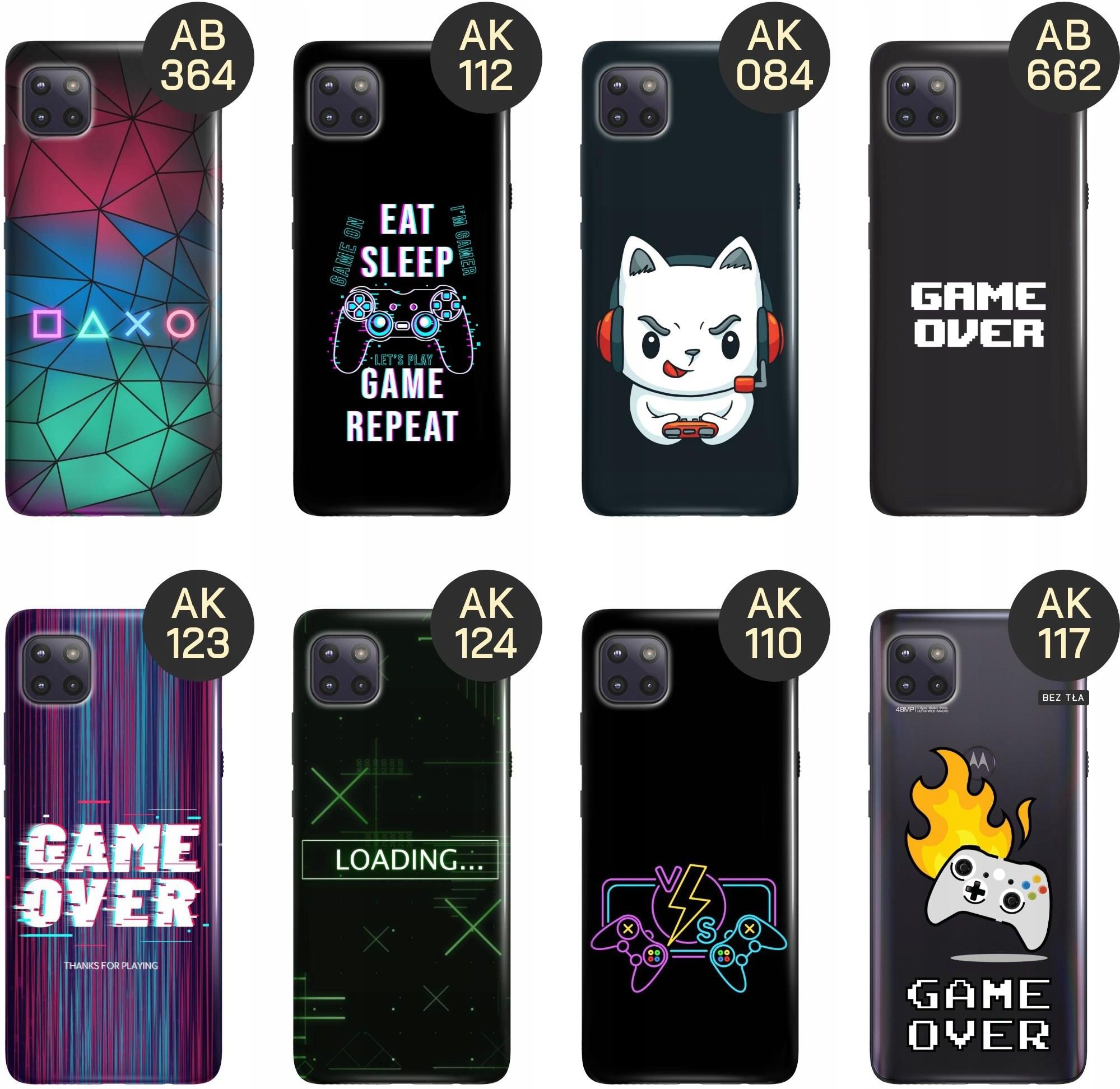 Hello Case Etui Do Motorola Moto G 5G Dla Gracza Gracz Gamer Game Over ...