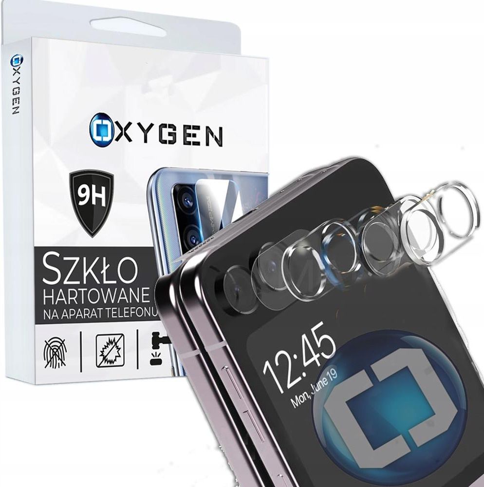 Oxygen Szkło Hartowane Ochronne 3D Na Aparat Do Samsung Galaxy Z Flip 4 ...