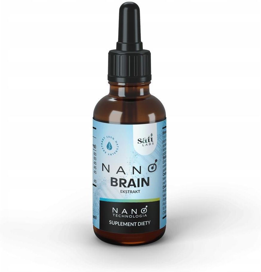 Nano Brain SATI Labs - Wspomaga prace mózgu i układu nerwowego - 50 ml ...