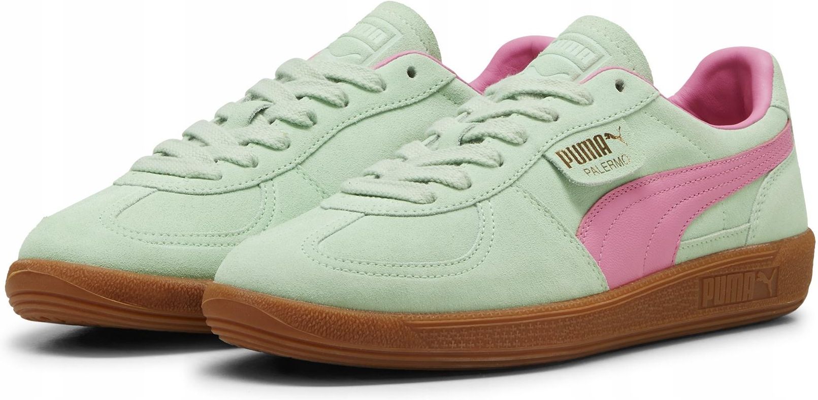 Buty damskie trampki sportowe Puma Palermo 39646302 zamszowe zielone 38 ...