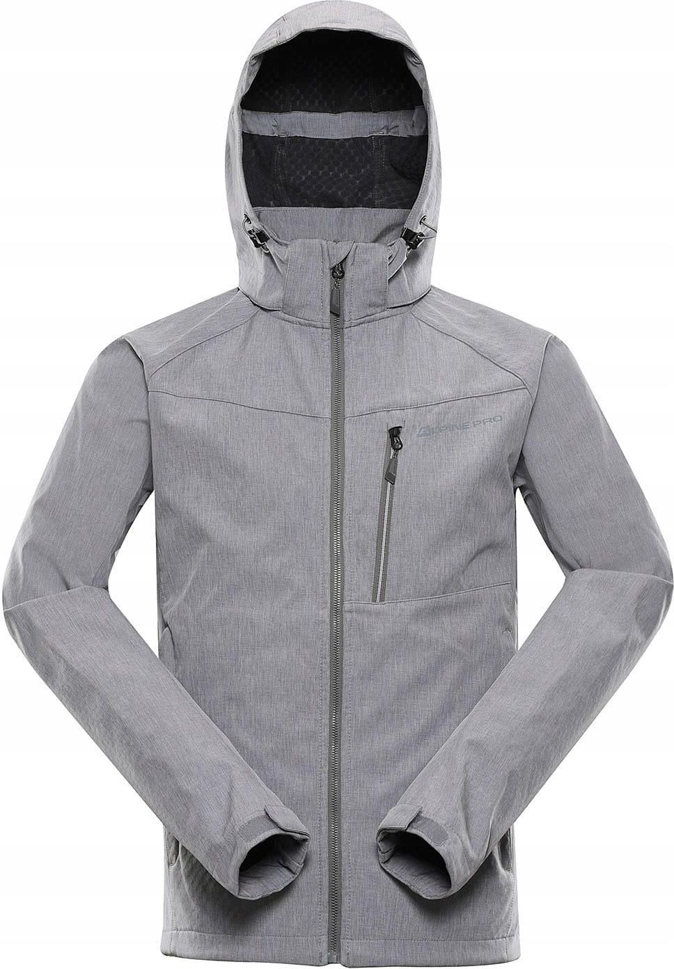 Alpine Pro Kurtka trekkingowa męska softshell 8000 Lanc szary r.L ...