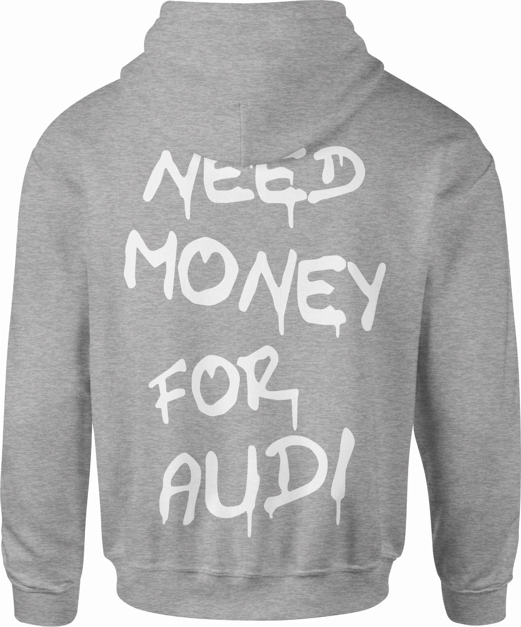 Need Money for Audi Męska bluza z kapturem (XXL, Szary) - Ceny i opinie ...