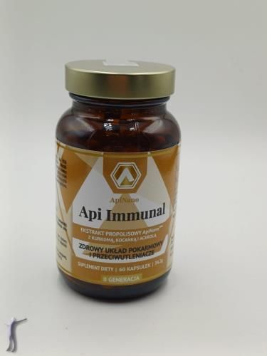 Preparat medycyny naturalnej Api Immunal z kurkumą, ekstraktem z ...