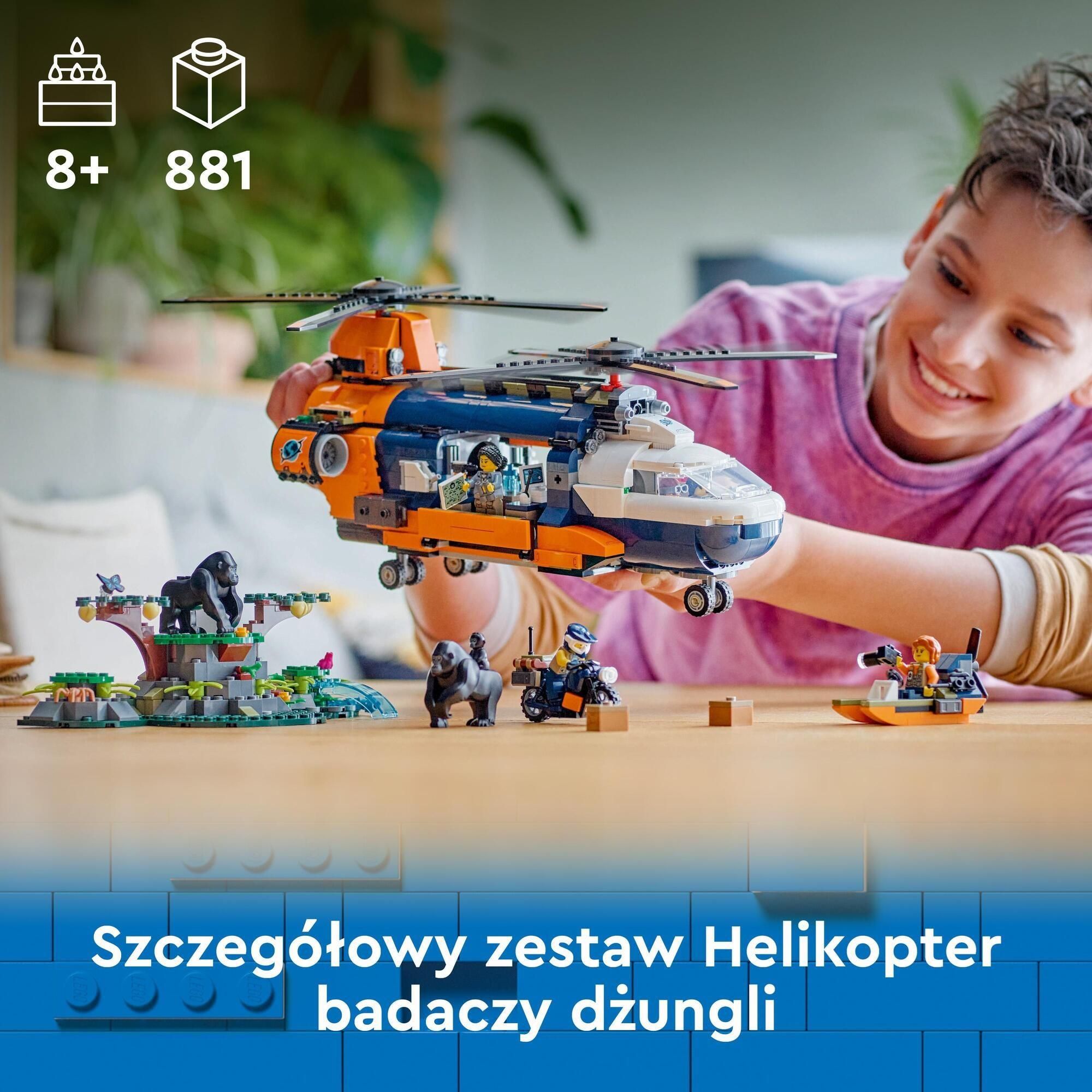 LEGO City 60437 Helikopter badaczy dżungli w bazie - Ceny i opinie ...