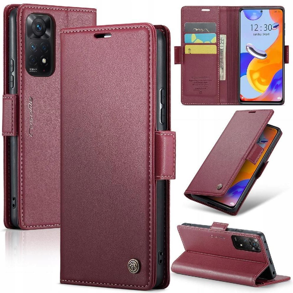 Caseme Etui Dla Xiaomi Redmi Note 11 Pro 4G 5G Portfela Gniazdo Kart ...