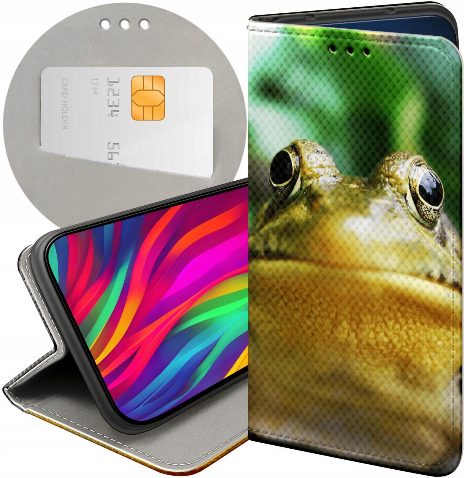 Hello Case Etui Z Klapką Do Oppo A16 A16S A54S Żabka Żaba Frog Futerał ...