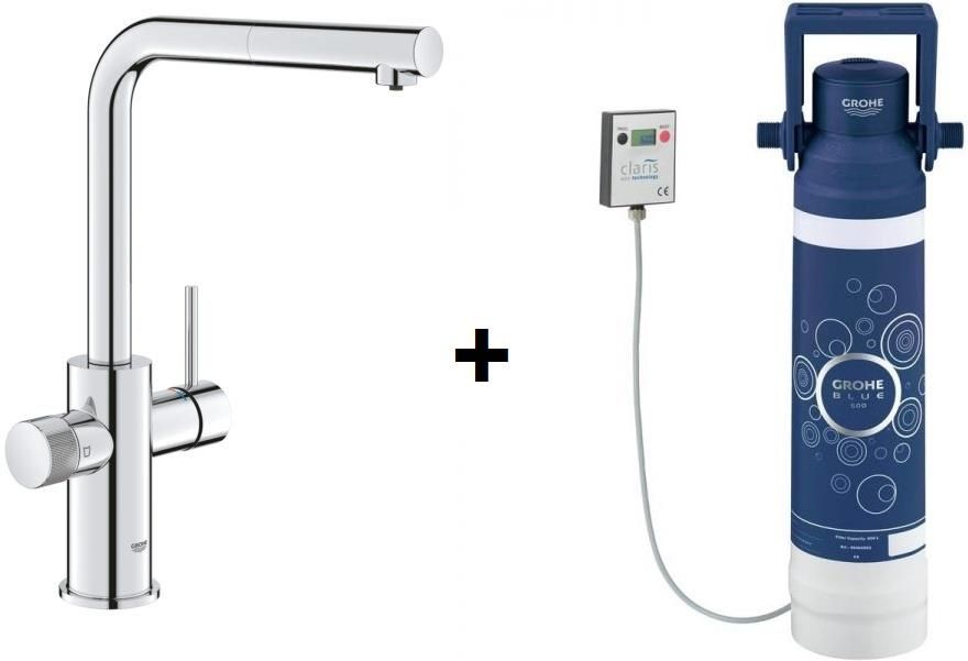 Grohe Blue Pure Minta Chrom Blue Filtr Z Głowicą 30590000+40438001 ...