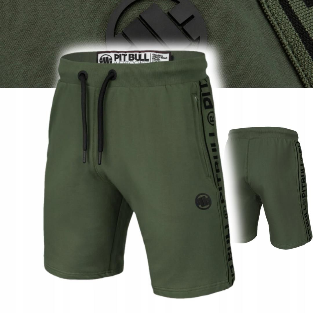 Pitbull West Coast Shorts Szorty Męskie French Terry Byron Oliwkowe 3XL ...