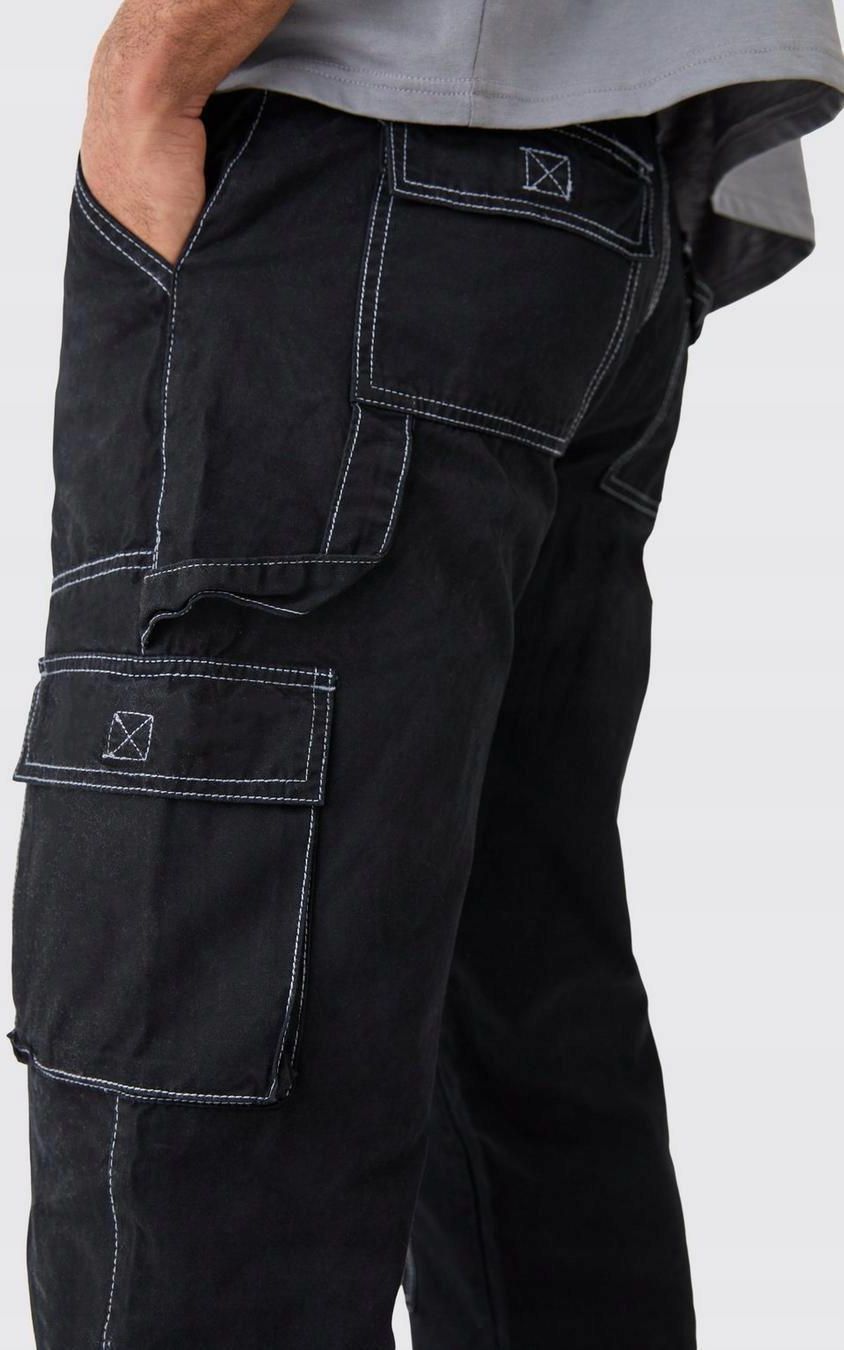 Boohoo nug czarne kieszenie spodnie carpenter 34 NG2 - Ceny i opinie ...