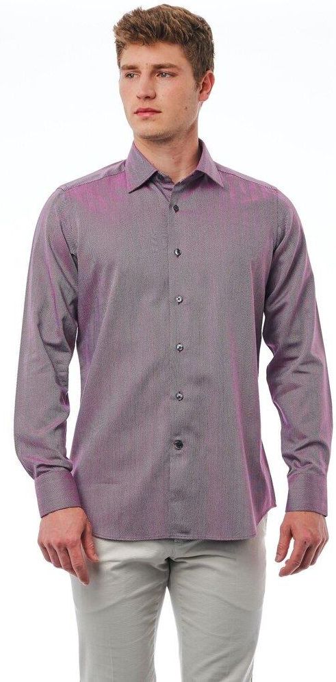 Koszula marki Bagutta model 050_AL 57168 kolor Czerwony. Odzież męska ...