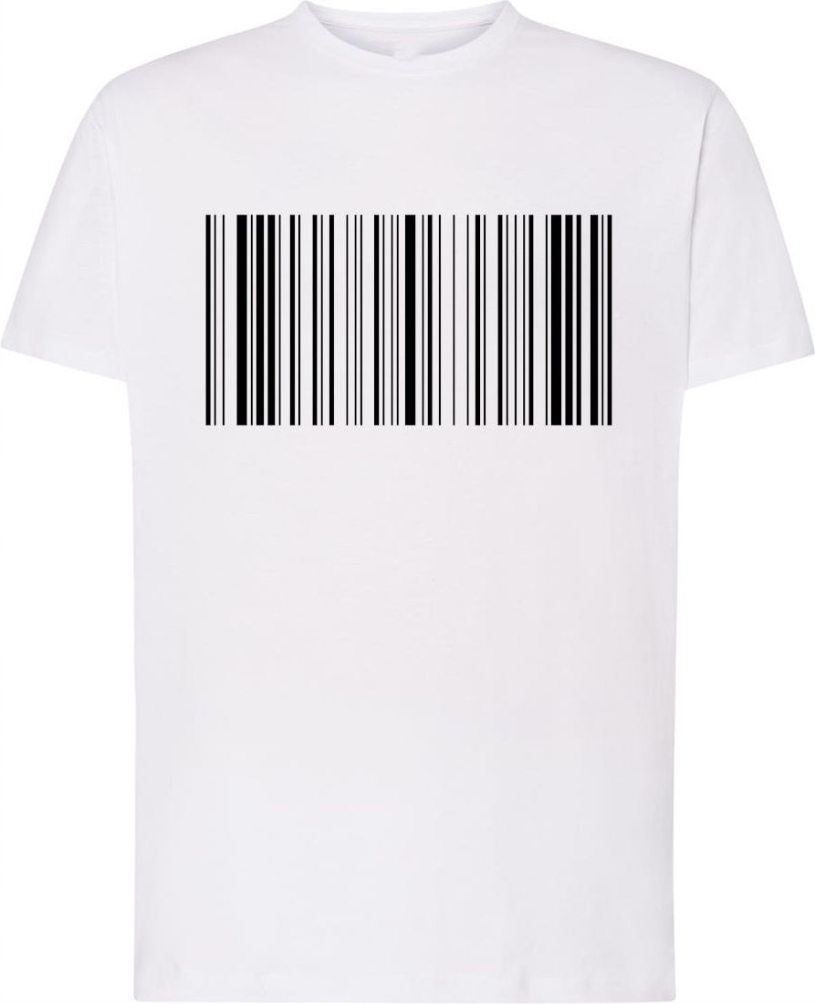 T-Shirt koszulka nadruk kod kreskowy Rozm.M - Ceny i opinie - Ceneo.pl