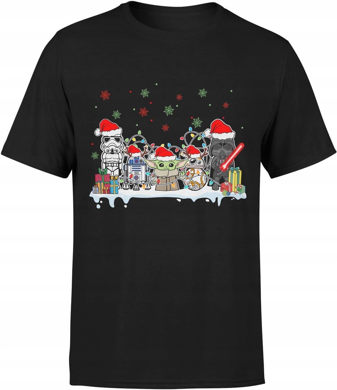 Koszulka Świąteczna Star Wars Gwiezdne Wojny Męska koszulka (XXL, Szary) - Ceny i opinie - Ceneo.pl