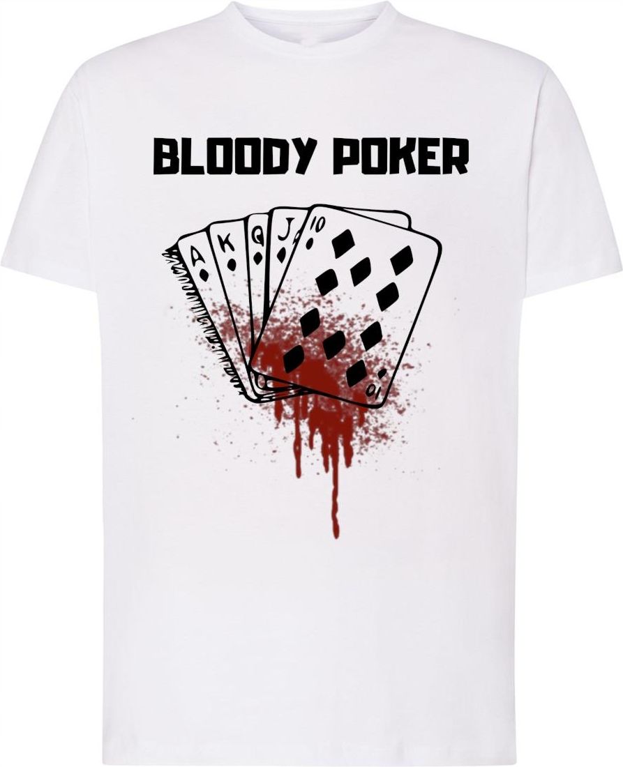 T-Shirt Koszulka Poker Bloody Poker Rozm.4XL - Ceny i opinie - Ceneo.pl