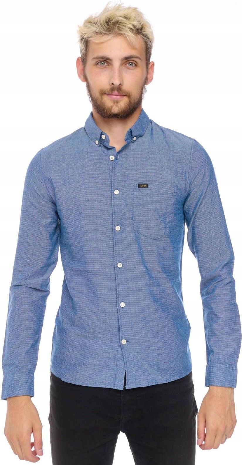 Lee Slim Button Down Washed Blue L66XDDLR xxl - Ceny i opinie - Ceneo.pl