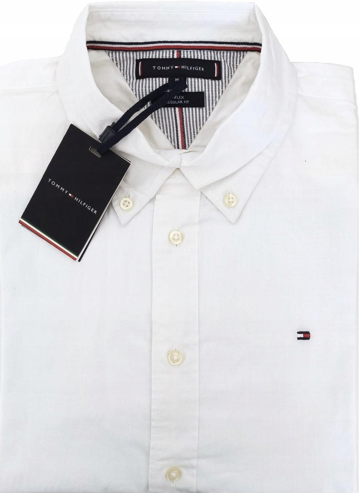 Tommy Hilfiger Koszula Męska Flex Poplin Regular Fit 43 XL - Ceny i ...