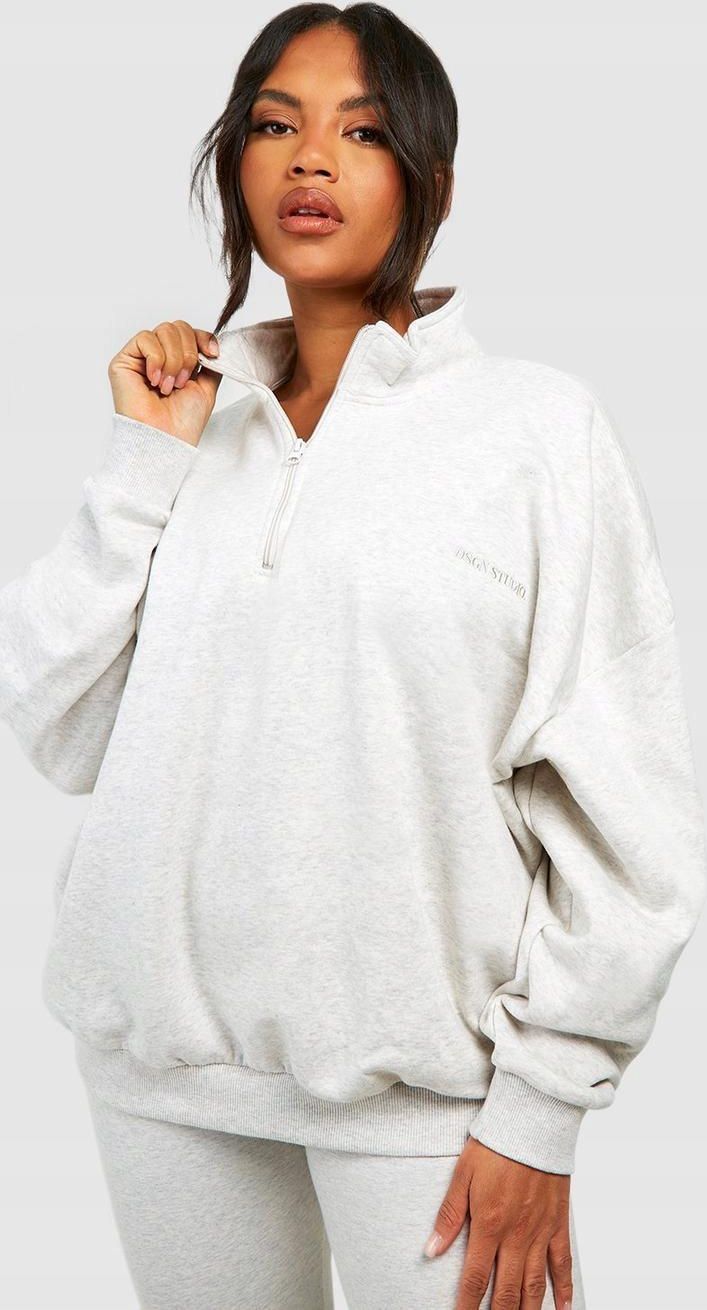 Bluza Oversize Zamek 3XL HC65213 *boohoo Szara - Ceny i opinie - Ceneo.pl