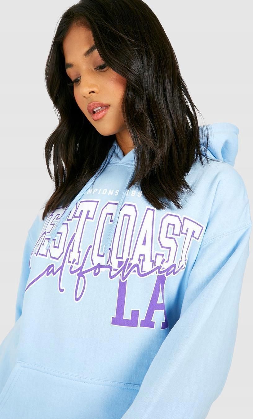 Baby Blue Logo Q2S NG2__L Boohoo Luźne Spodnie Dresowe - Ceny i opinie ...