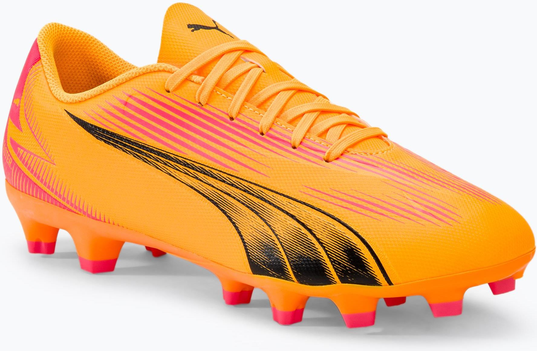 Buty Piłkarskie Puma Ultra Play Fg/Ag Sunset Glow/Puma Black/Sun Stream ...