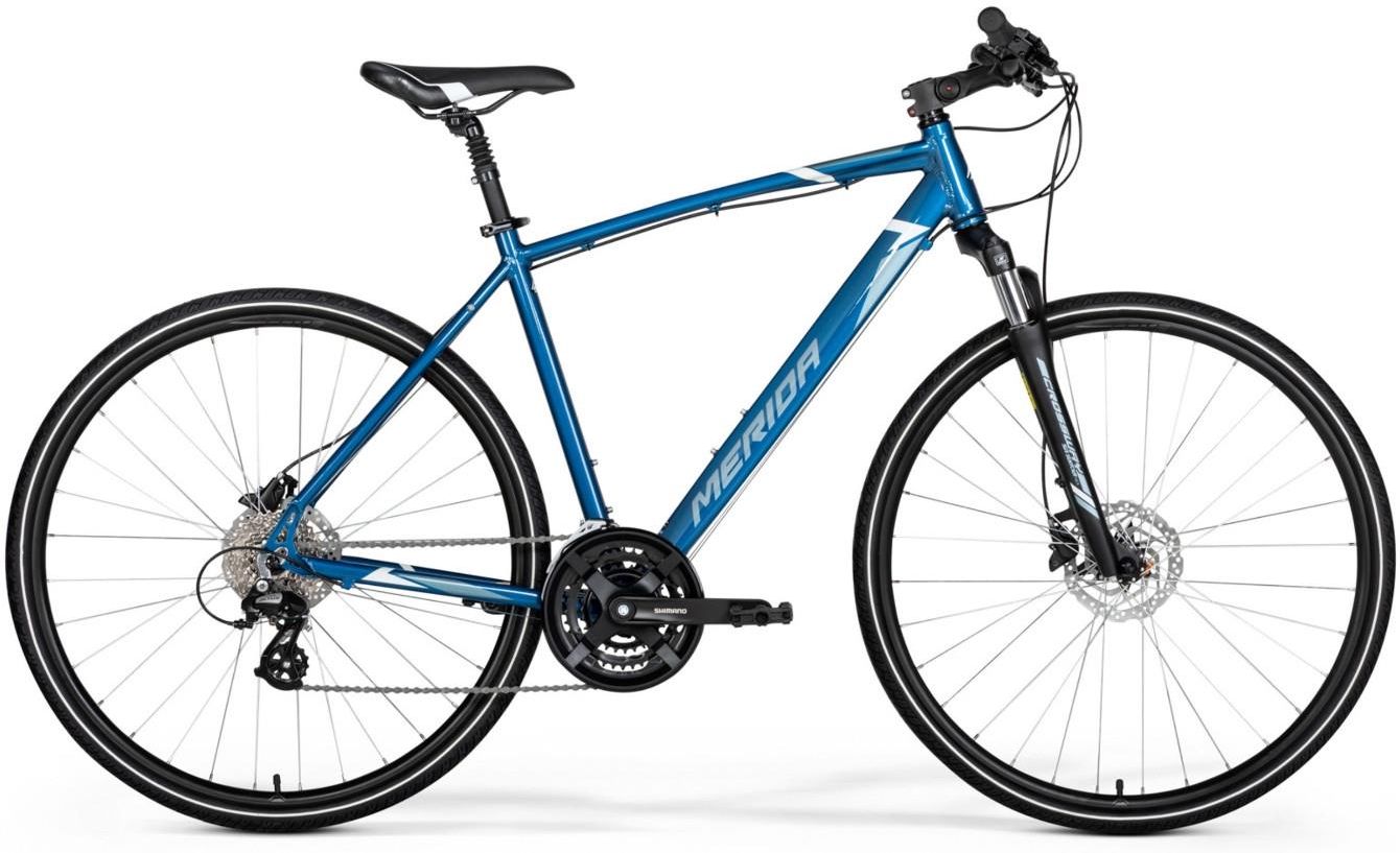 Merida Crossway 15 Męski Niebieski Biały 28 2023 - Rowery Turystyczne ...