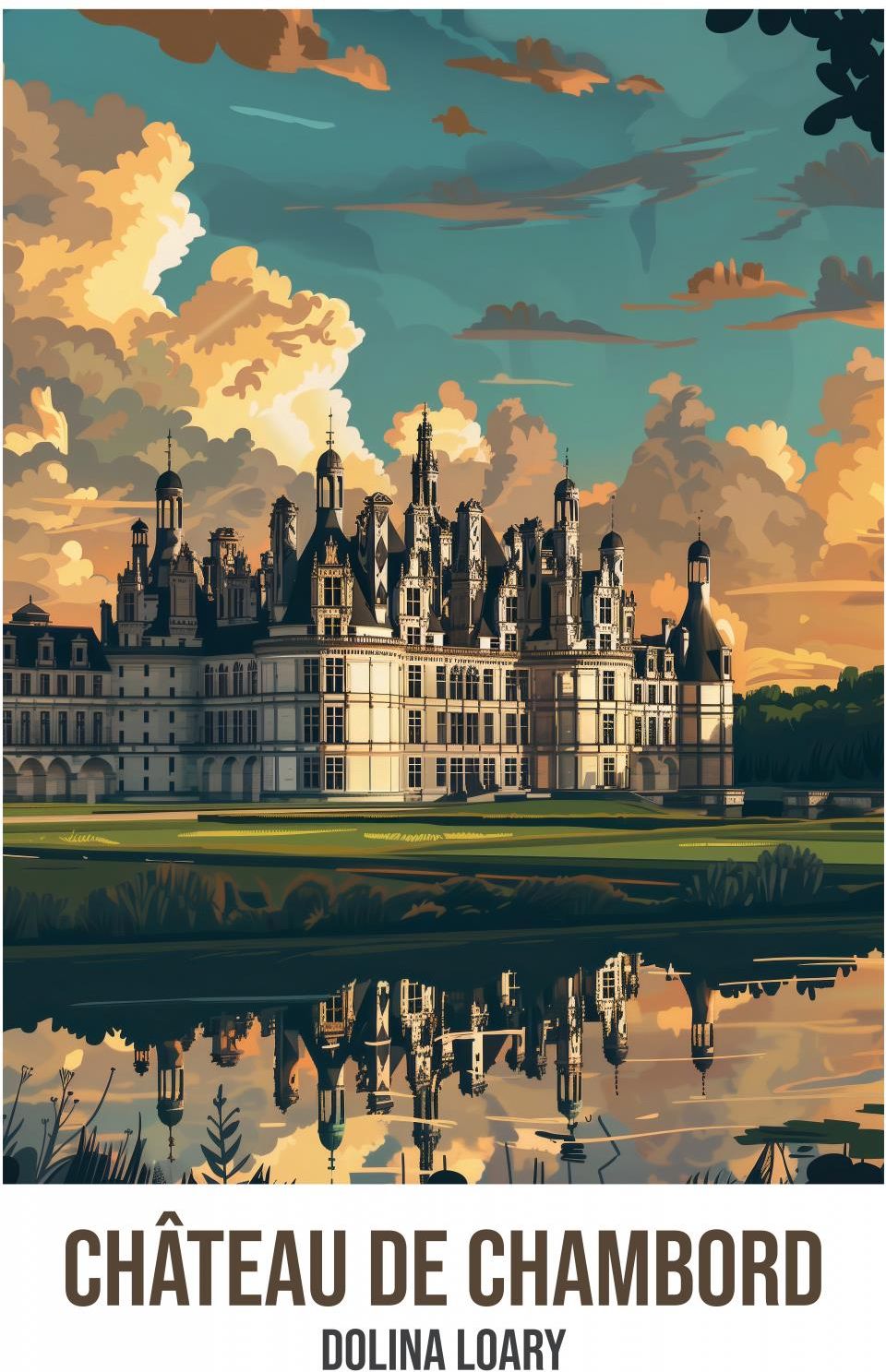 Zakito Posters Plakat 70X100Cm Château De Chambord - Opinie i ...