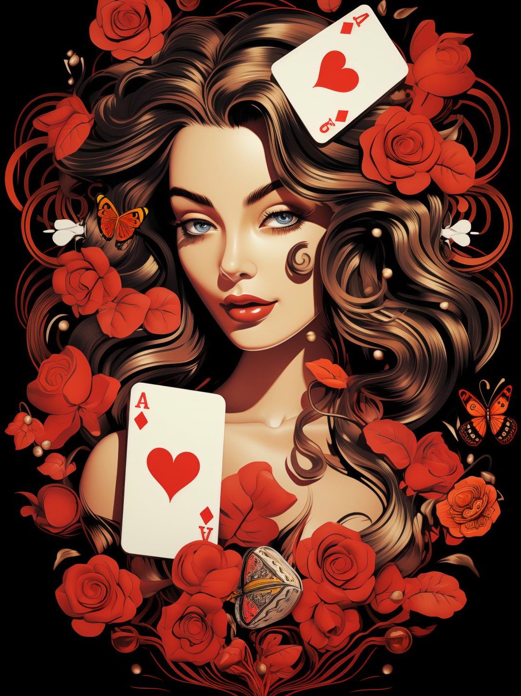 Zakito Posters Plakat 60X80Cm Różany Hazard - Opinie i atrakcyjne ceny ...