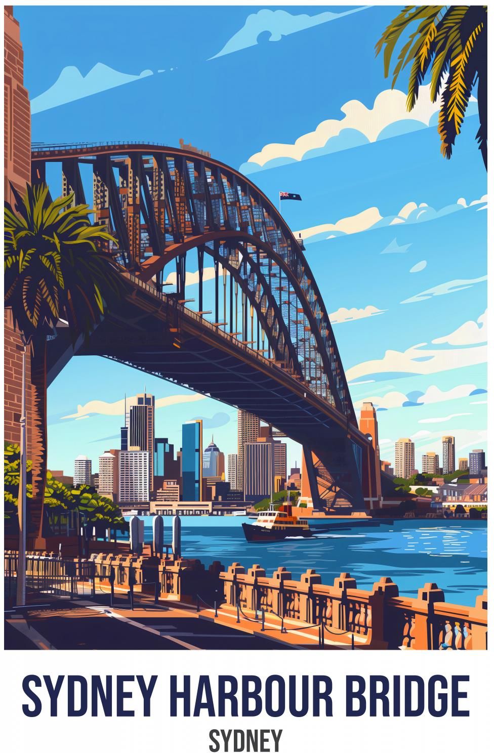 Zakito Posters Plakat 30X45Cm Sydney Harbour Bridge - Opinie i ...