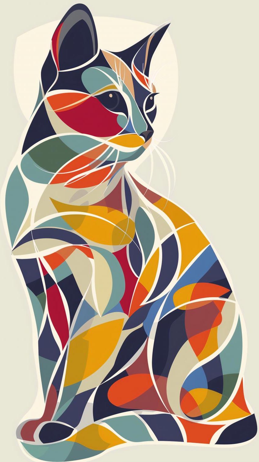 Zakito Posters Plakat 42X59,4Cm Kalejdoskopowy Kot - Opinie i ...