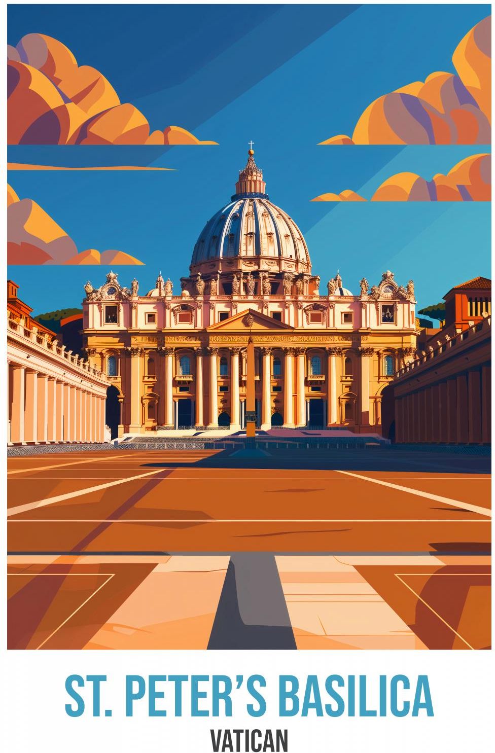 Zakito Posters Plakat 68X98Cm St. Peter'S Basilica Vatican - Opinie i ...